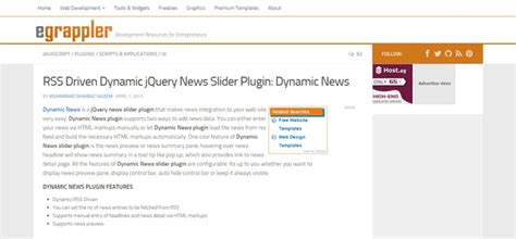 Best Jquery Rss Feed Plugins Learning Jquery