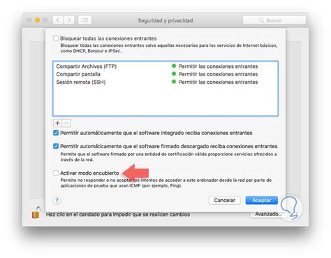 Cómo Habilitar Modo Sigilo Stealth Mode Firewall Macos Sierra Solvetic