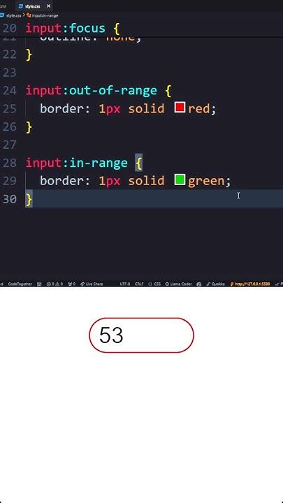 Day 48 Of 45 Days Css Challenge In Range And Out Of Range In Css