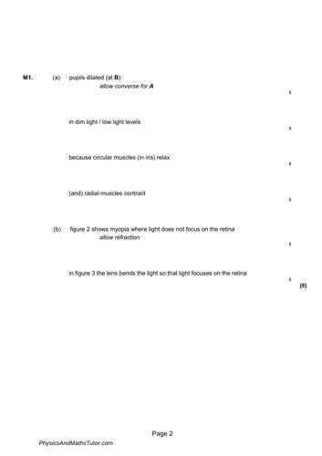 Gcse Ocr Gateway Biolog Coordination And Control The Nervous System Complete Revision Summary