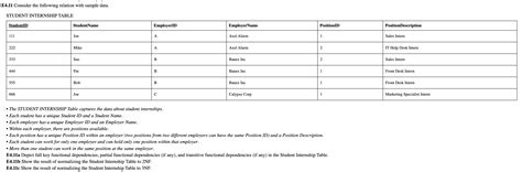 Solved E411 Consider The Following Relation With Sample