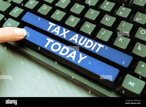 Sign Displaying Tax Audit Conceptual Photo Examination Or Verification