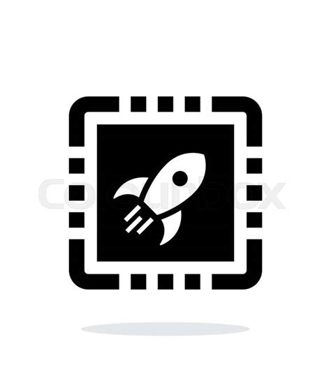 Power Cpu Simple Icon On White Background Vector Illustrati Colourbox Power Cpu Simple Icon On White Background Vector Illustrati Colourbox