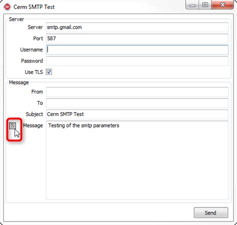 CERM SMTP Test