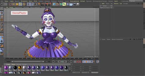 Stylized Ballora Model Test By Slavkaplaytyr On Deviantart