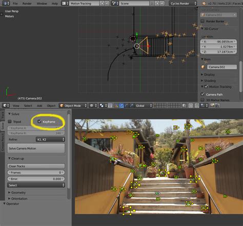 tracking multiple solvers for one camera for a camera that is
