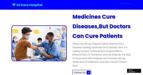 Hospital Webpage By Using Responsive Htmlcssjs Codesandbox