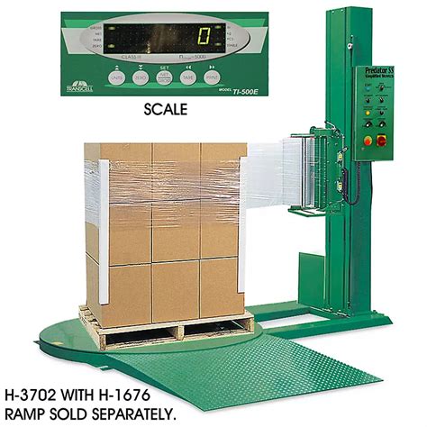 Semi Automatic Stretch Wrap Machines With Scale Ulineca