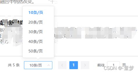 element plus的分页组件el pagination显示英文 el pagination 显示英文 csdn博客