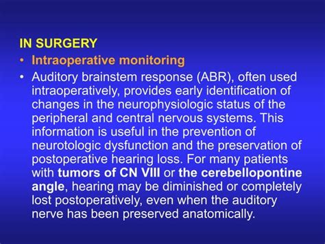 Auditory Brainstem Evoked Response Abrppt