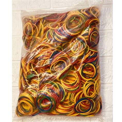 Multi Color Rubber Band Gomalastiko Assorted Color 1 Kilo Shopee