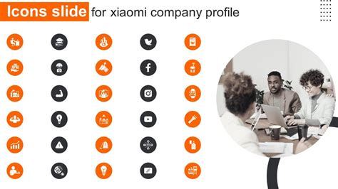 Icons Slide For Xiaomi Company Profile Cp Ss Ppt Example