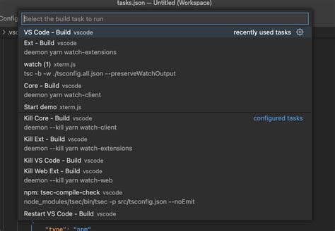 Task Build Task Quickpick Does Not Show The Iconcolor · Issue 153699 · Microsoftvscode · Github