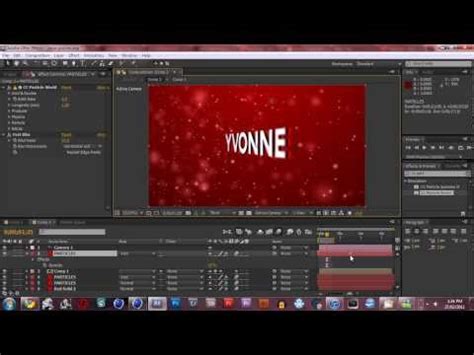 Particle Depth Of Field After Effects CC Particle World YouTube