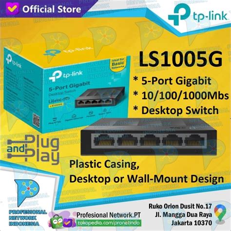 Jual Tp Link Ls G Port Gigabit Desktop Switch Tplink Tl Ls G Jakarta Pusat