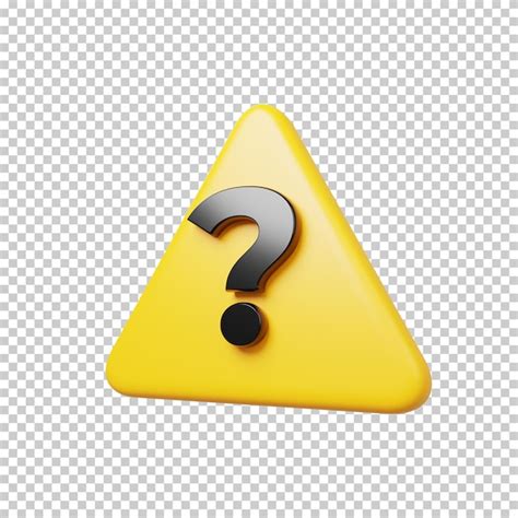 Signo De Pregunta 3d Archivo Psd Premium
