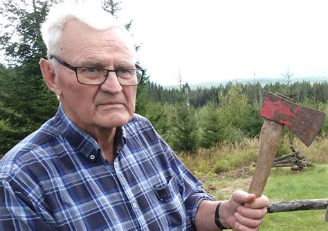 Landbruk Natur Og Miljø Flytting Av Tømmerhogger Statuen Fra