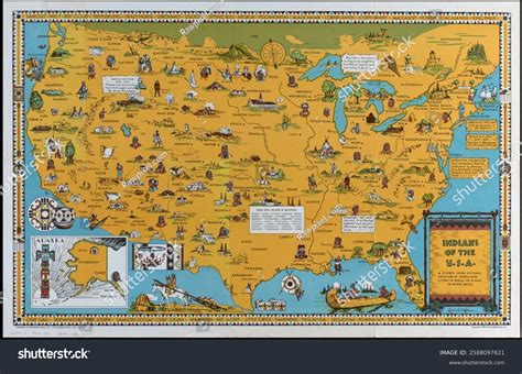 Native Americans Map Over 1 361 Royalty Free Licensable Stock