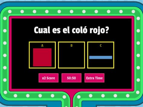 Colores Gameshow Quiz