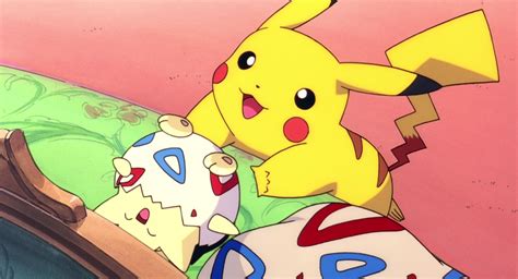 Pikachus Pikaboo A Vibrant Hd Wallpaper Featuring Togepi And Pikachu