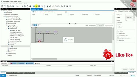 delta plc diadesigner [ get start ] simple programming youtube