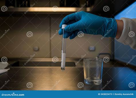 Microbiology Lab Testing Water Samples For Microbial Contaminants Stock Image Image Of