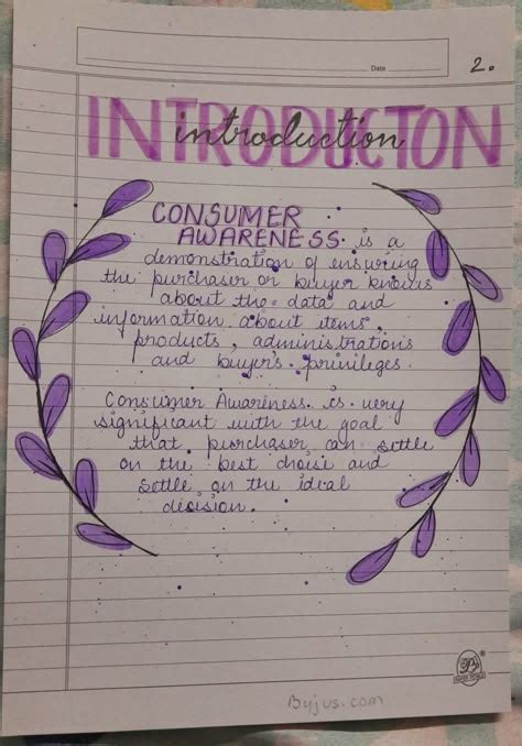 project introduction page design