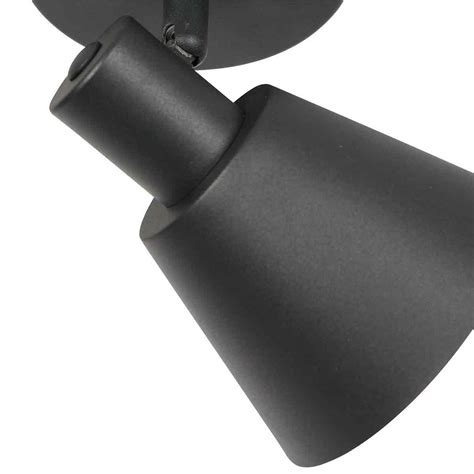 Wall Spotlight Oeroe 1 Bulb Black Metal E14 Lightsie