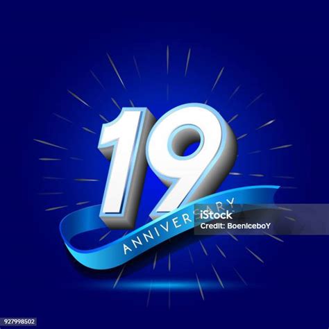 크리에이 티브 포스터 소책자 전단지 전단지 잡지 초대 카드 리본 19 주년 기념일 템플릿 웹 게임 디자인 19에 대한 스톡 벡터 아트 및 기타 이미지 Istock