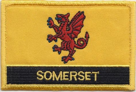 Somerset Flag Embroidered Rectangular Patch Somerset Flag Embroidered Rectangular Patch