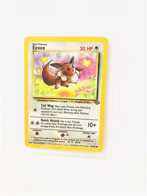 Eevee 1995 Pokemon Card Ebay