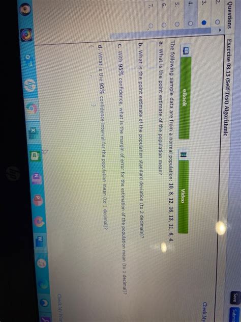 solved exercise 08 03 algorithmic question 1 of 2 check my