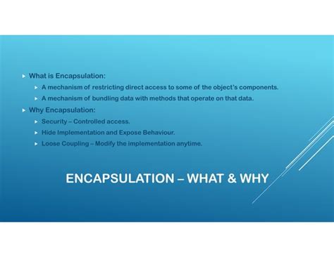 Encapsulation In JavaScript OOP PPT