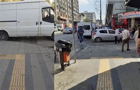Engellilerin Geçiş Güzergahına Araç Parkı Tepkisi Yaşadıkça