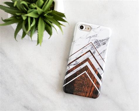 Phone Case For Iphone 8 Iphone X Case Wood Iphone 8 Case Marble