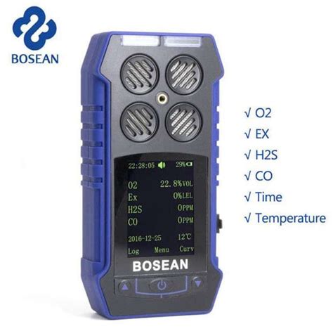 Promo 4 In 1 Gas Detector O2 Co H2s Lel Bosean Bh 4s Hidrogen Monitor Tester Diskon 20 Di