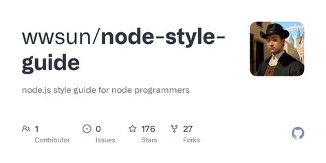 Github Wwsunnode Style Guide Nodejs Style Guide For Node Programmers