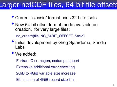 Netcdf 36 Whats New Russ Rew Ppt Download