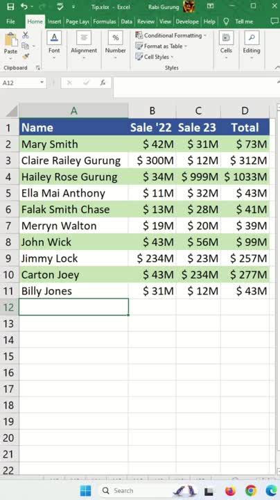 xybernetics inc on linkedin alternating row colors in excel using