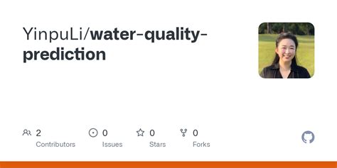 Github Yinpuliwater Quality Prediction