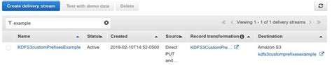 Amazon S3 对象的 Amazon Kinesis Data Firehose 自定义前缀 亚马逊aws官方博客