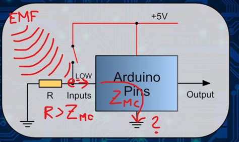 Wieso Funktionieren Pulluppulldown Widerstände Elektrik Batterie
