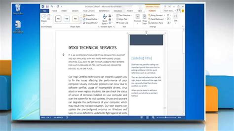 How To Add Text Box In A MS Word Document YouTube