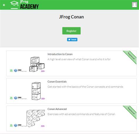 Free Conan Training Series On Jfrog Academy