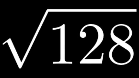 How To Simplify The Square Root Of Sqrt YouTube