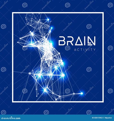 Concept Of An Active Human Brain Stock Vector Illustration Of Neurone