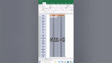 Excel Ctrl H Tricks ️ Excel Tutorial Excel Exceltips Exceltricks Microsoft