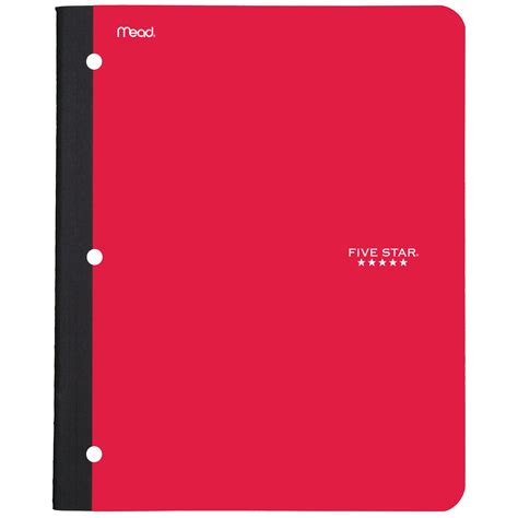 Five Star 5 Subject Notebook