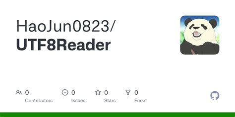 GitHub HaoJun0823 UTF8Reader