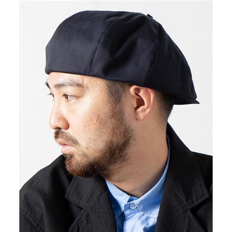 RACAL ラカル RL Organic Cotton Panel Beret Cas パネルベレーキャス NAVY 正規通販 メンズ NAVY XL cm